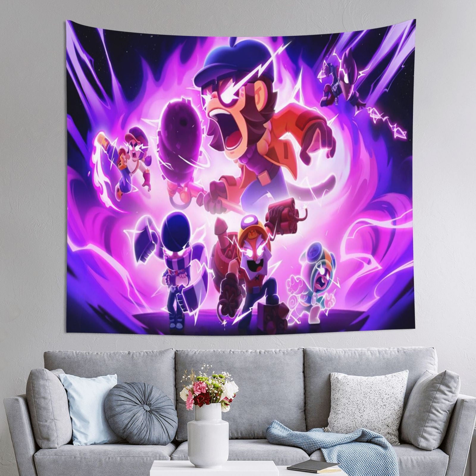 Brawl Stars Tapestry Wall Hanging Wall Art Decor Wall Tapestry For ...