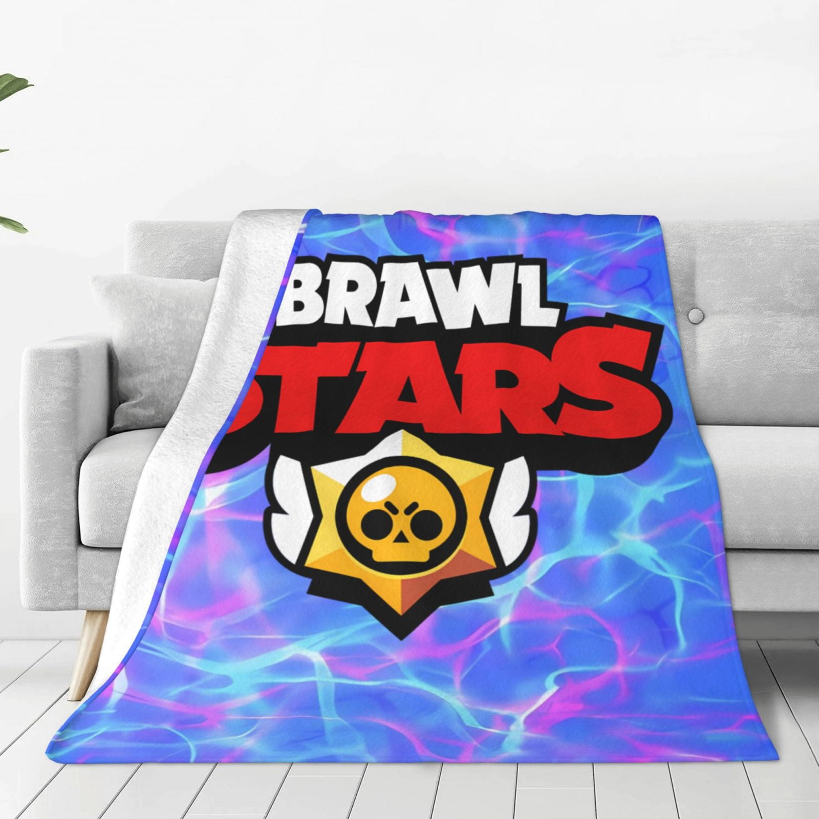 Brawl Stars Throw Blanket Couch Bed Sofa Soft Lightweight Warm Cozy ...