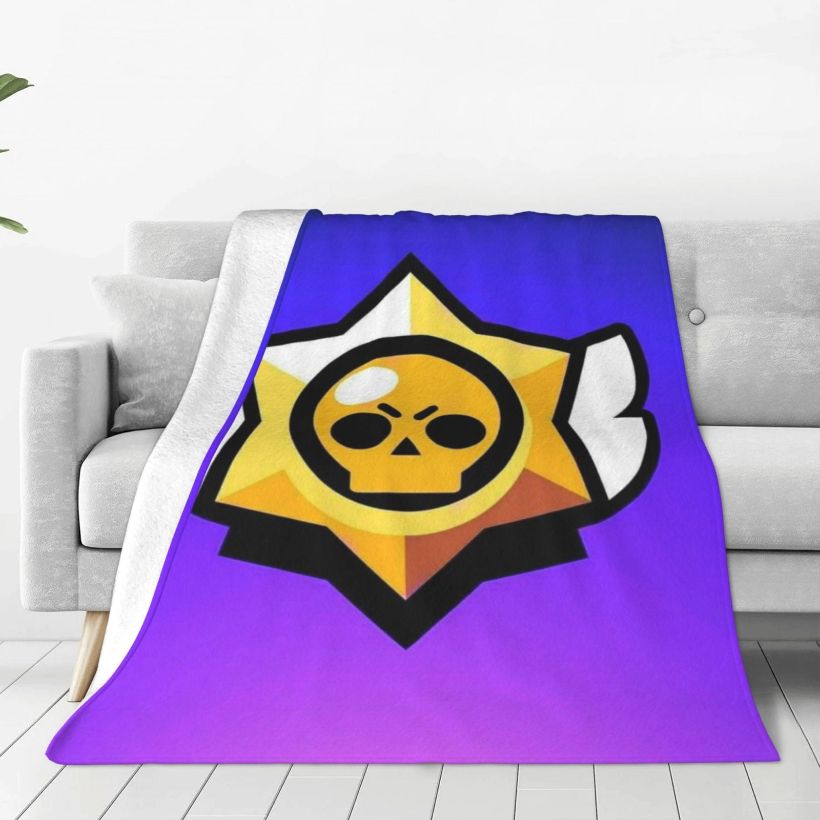 Brawl Stars Throw Blanket Couch Bed Sofa Soft Lightweight Warm Cozy ...