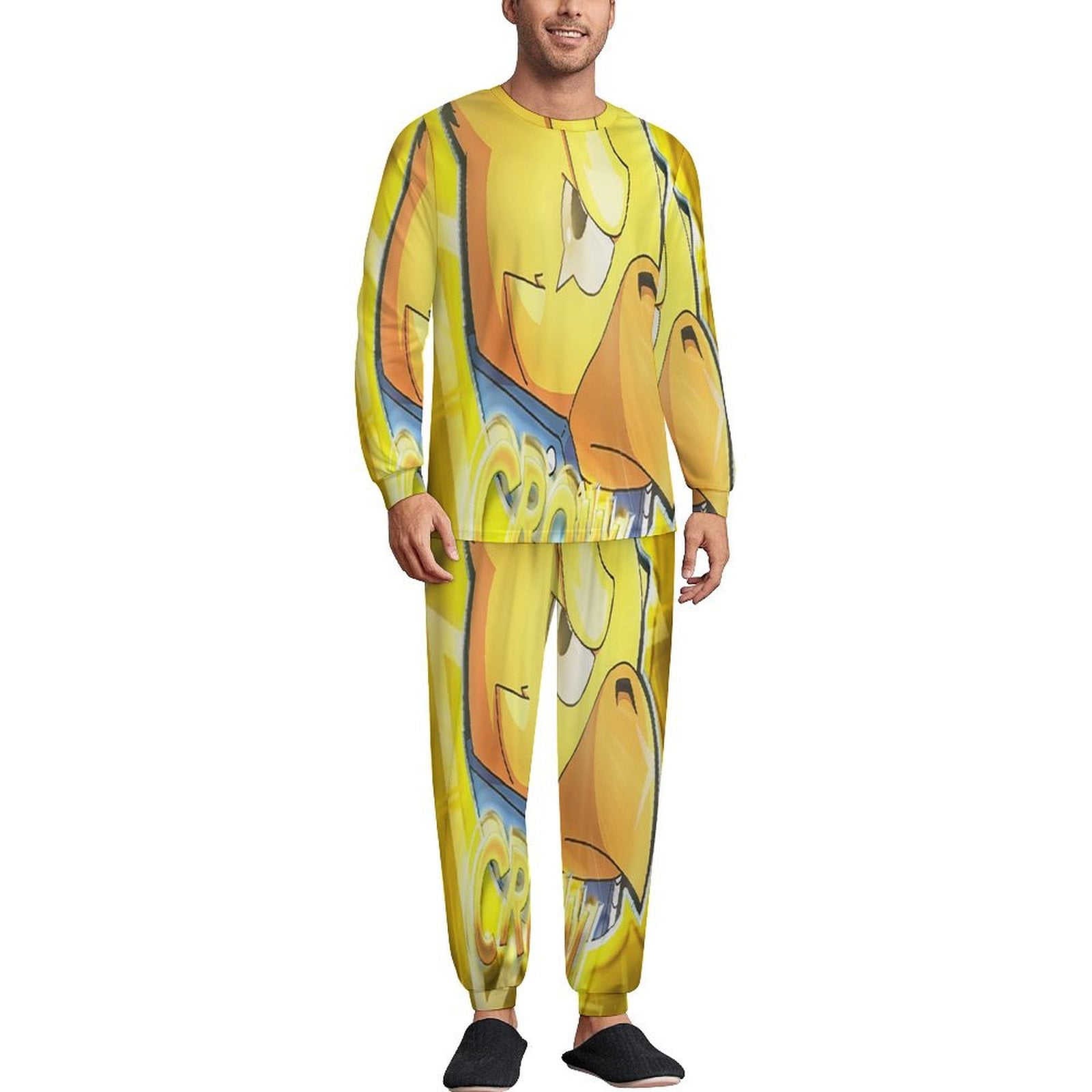 Brawl Stars Unisex Adults Round Neck Pajama Set Two Piece Set Pajama ...