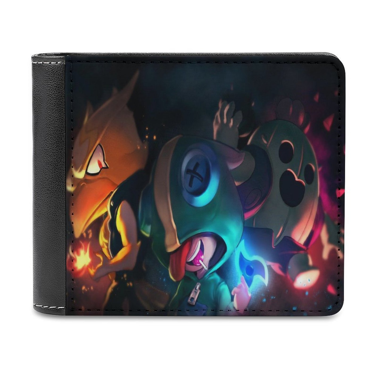 Brawl Stars Wallet for Men Bifold Wallets Leather Purse Clutch Card ...