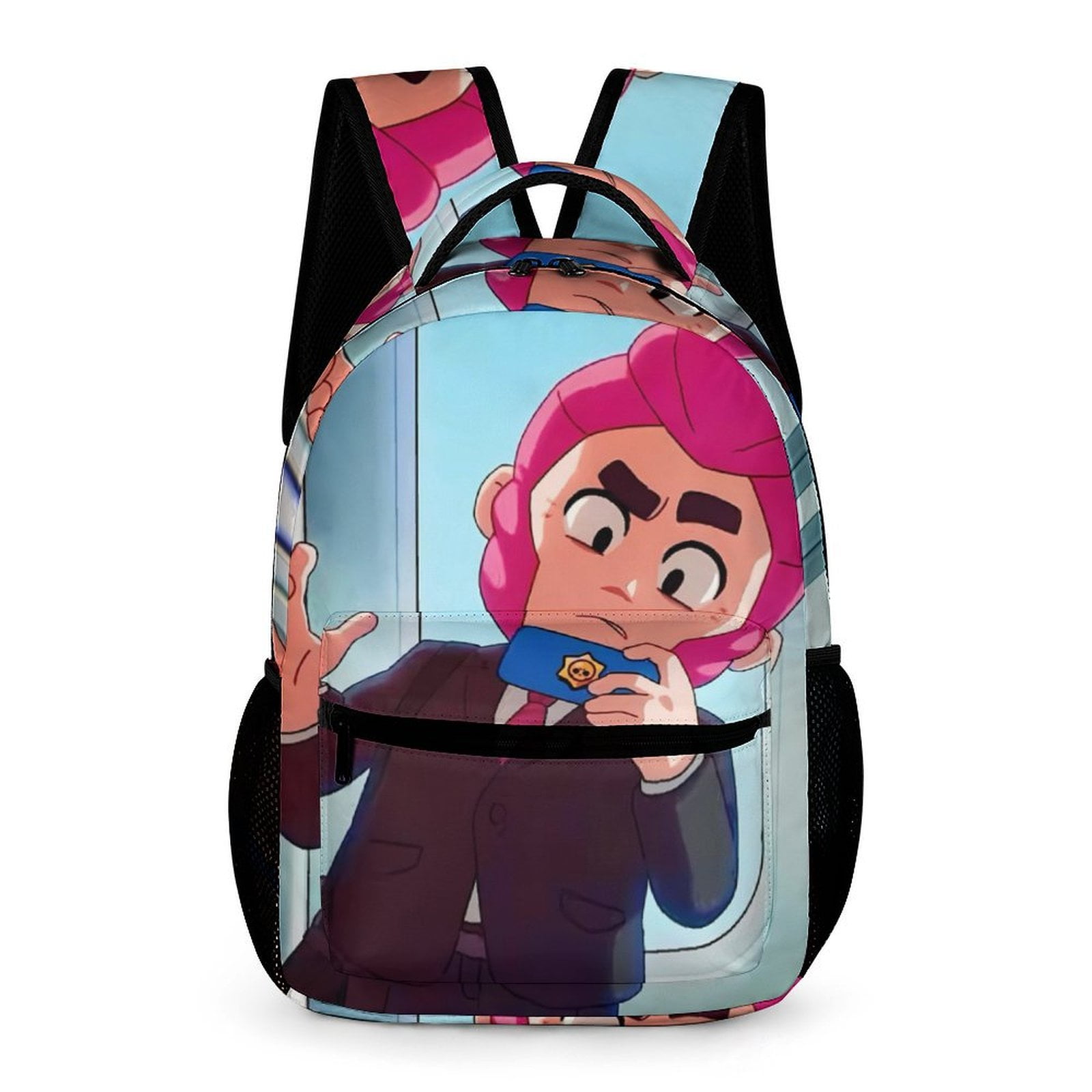 Brawl-stars Backpack, School Backpacks with Side Mesh Pockets And Front ...