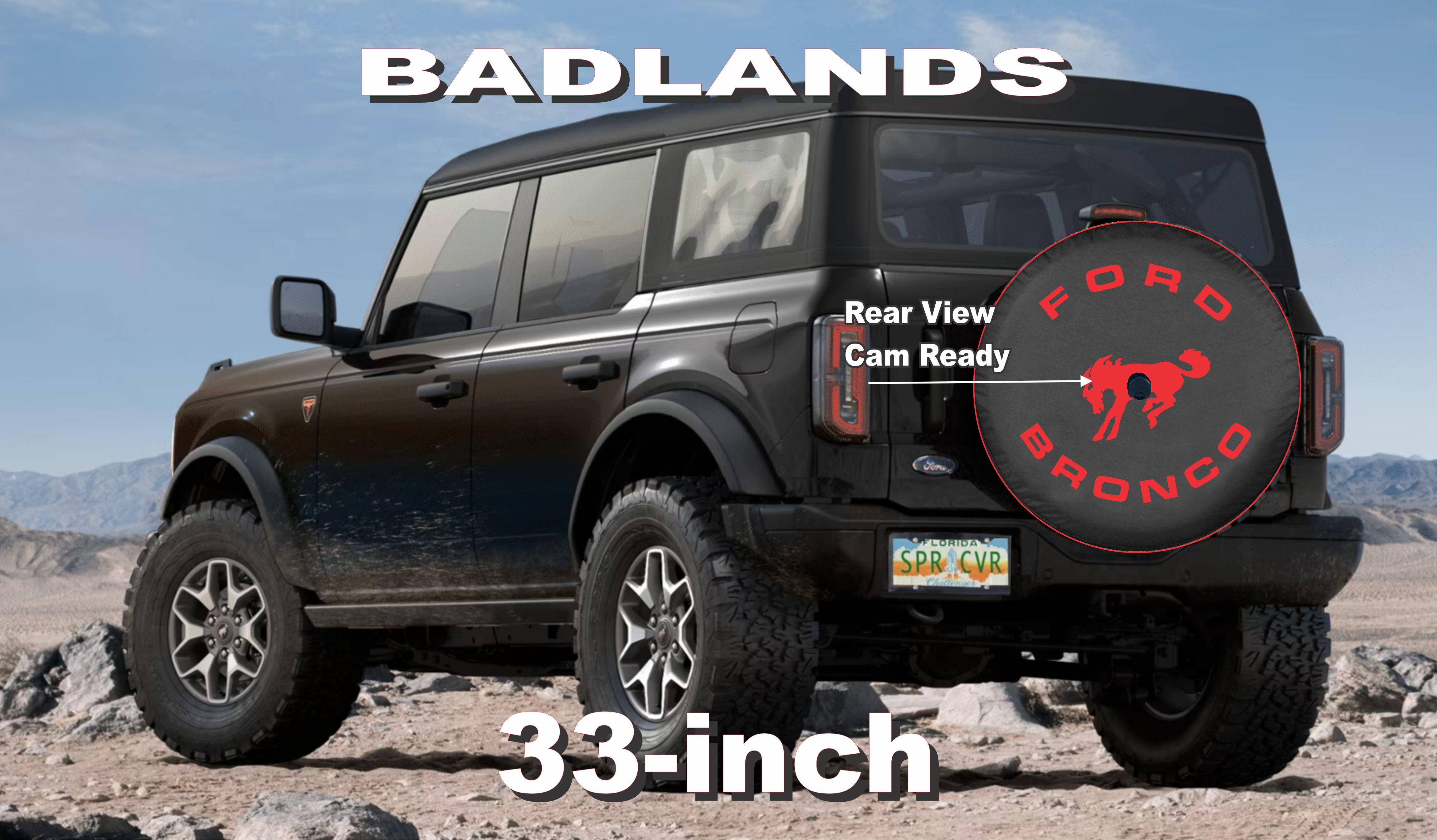 Brawny Bronco 33 In W Cam Red Edition Us Made Sparecover