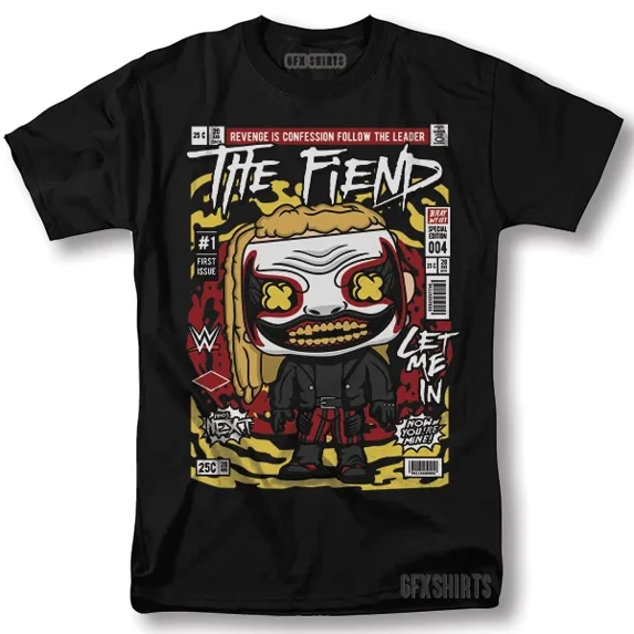 Bray Wyatt Funko Shirt The Fiend Let Me In Wrestlemania Graphic Design ...