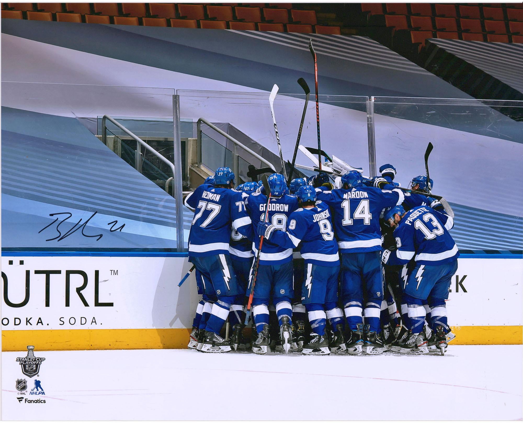 Brayden Point Tampa Bay Lightning Autographed 16" x 20" 5-OT Game ...