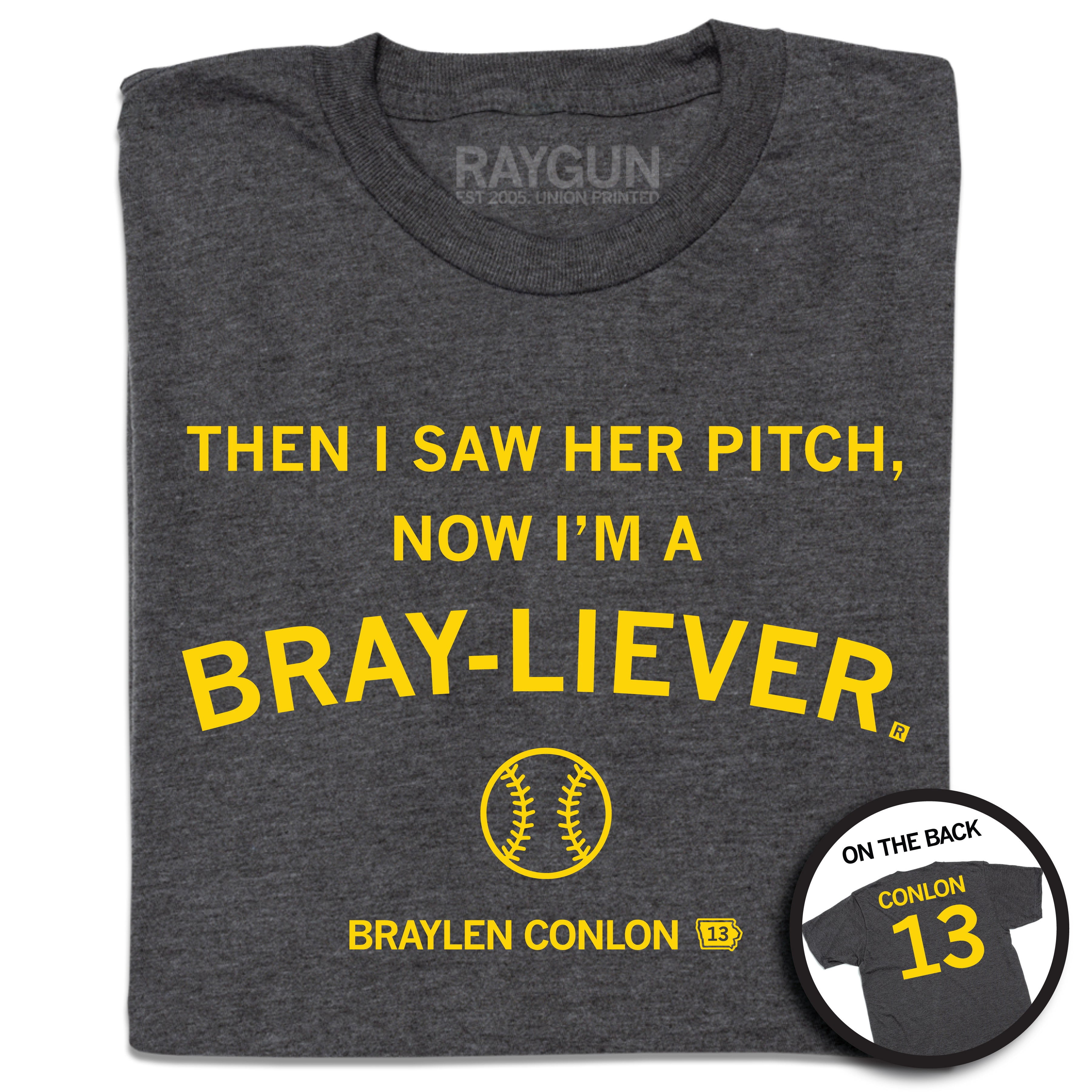 Braylen Conlon BrayLiever Graphic Tee TShirt Gift - Walmart.com
