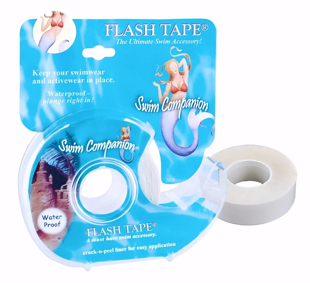 Braza Waterproof Swim Flash Tape - 1 Roll, Clear, 20 ft - Walmart.com