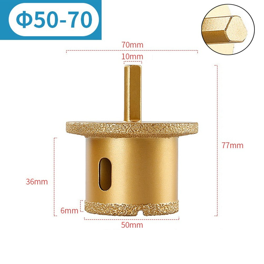 Brazed Diamond Drill Core Bits for Marble Tiles Washbasin Hole Opener ...