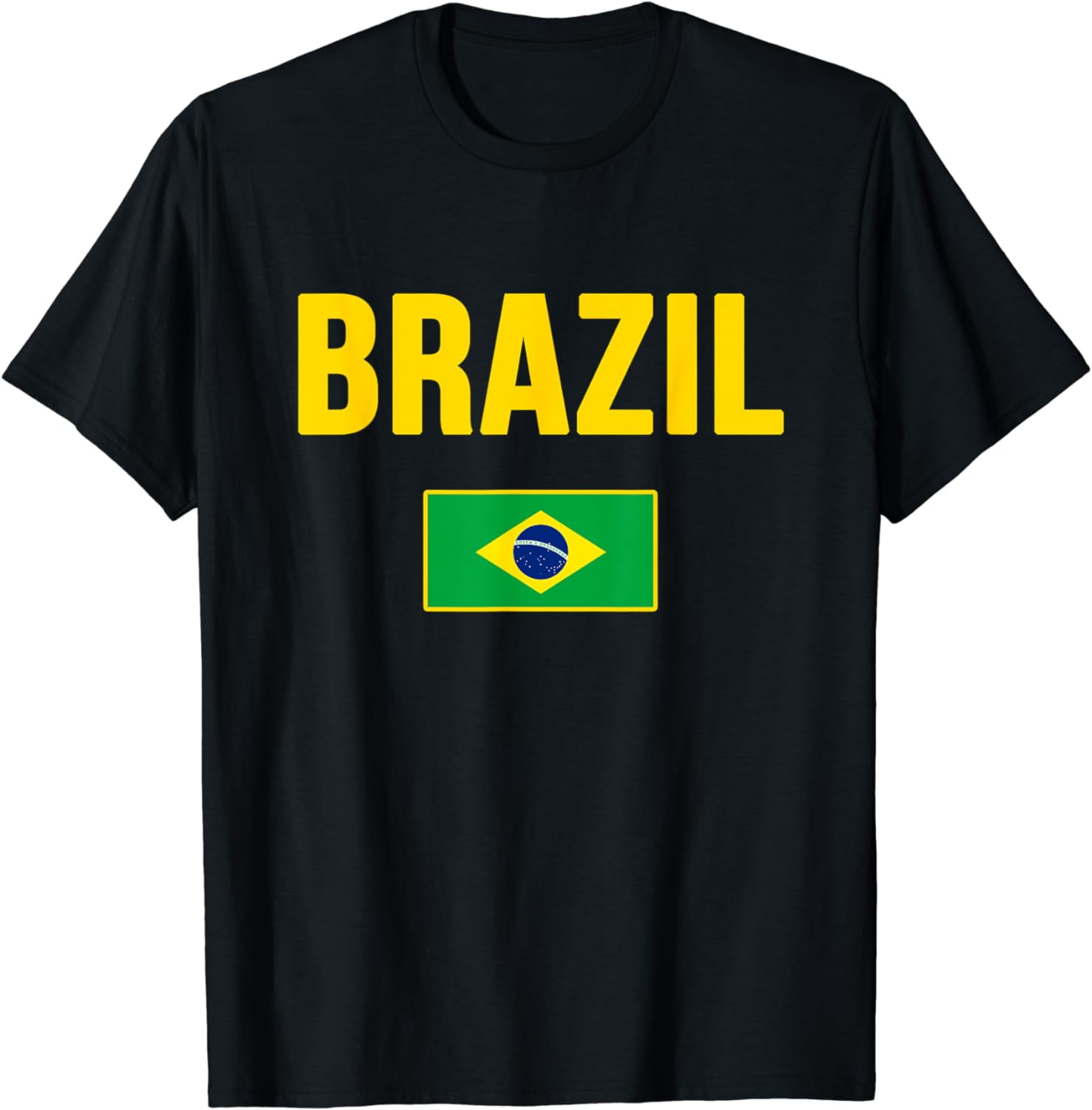 Brazil Brazilian Flag Brasil Bandera Bandeira T-Shirt - Walmart.com