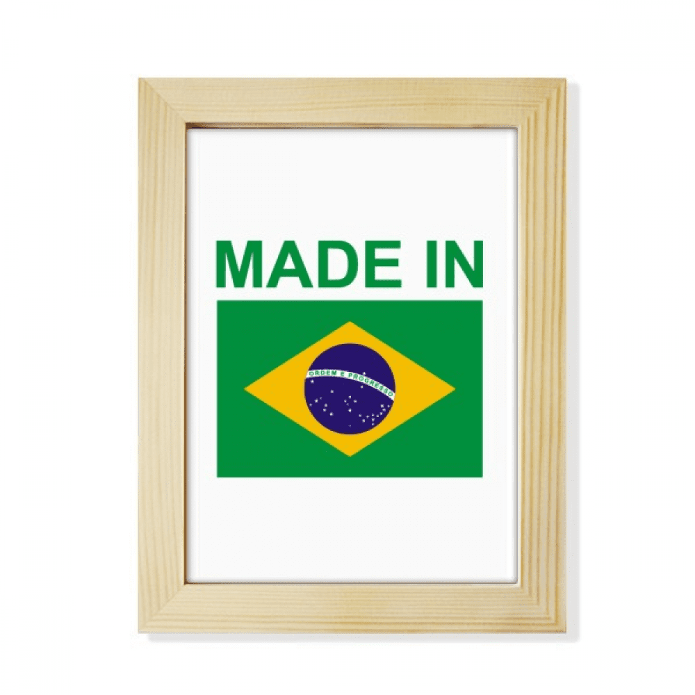 Brazil Country Love Desktop Adorn Photo Frame Display Art Painting ...