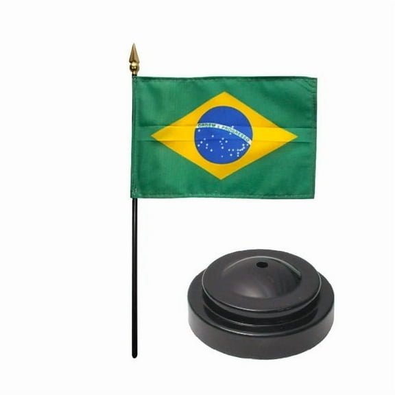 Taiwan Desk Flag Set; Two 4x6 inch American Made Table Flags with Two ...