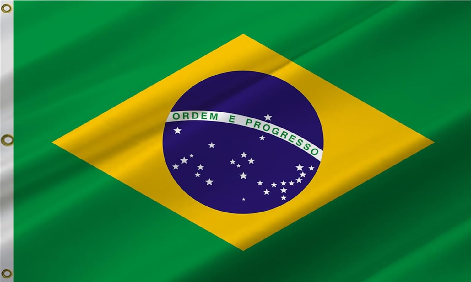 Brazil Flag 2X3 ft,Brazilian National Flags ,4 Stitched and Premium ...