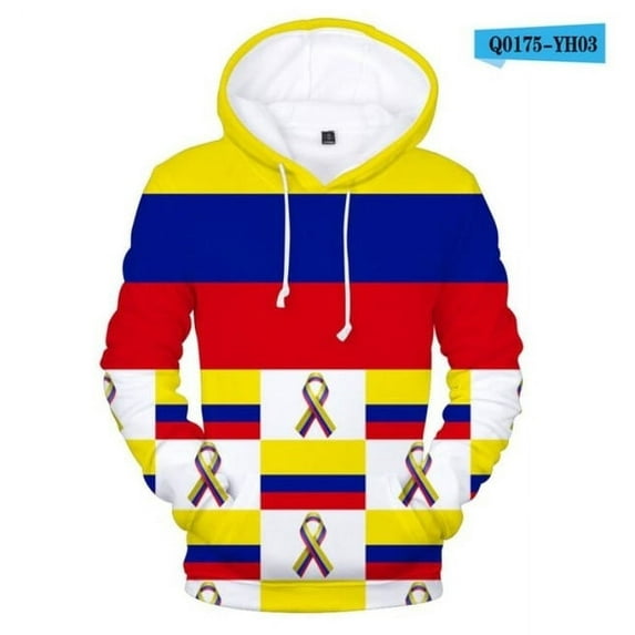 Brazil Flag 3D Printed Sweatshirts men women Spain Portugal USA Canada ...