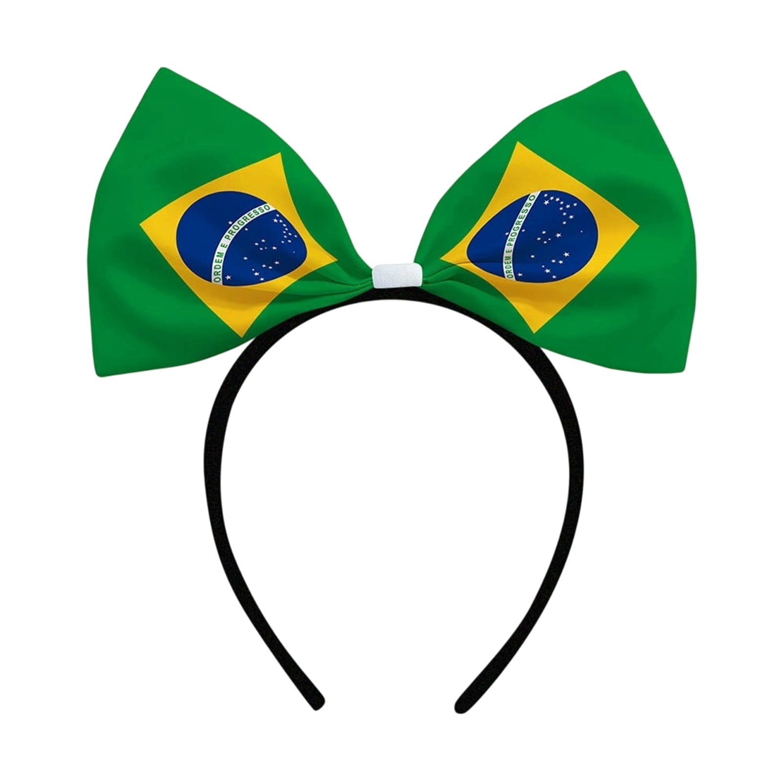 Brazil Flag Headband - Patriotic French Hair Accessory for Women ...