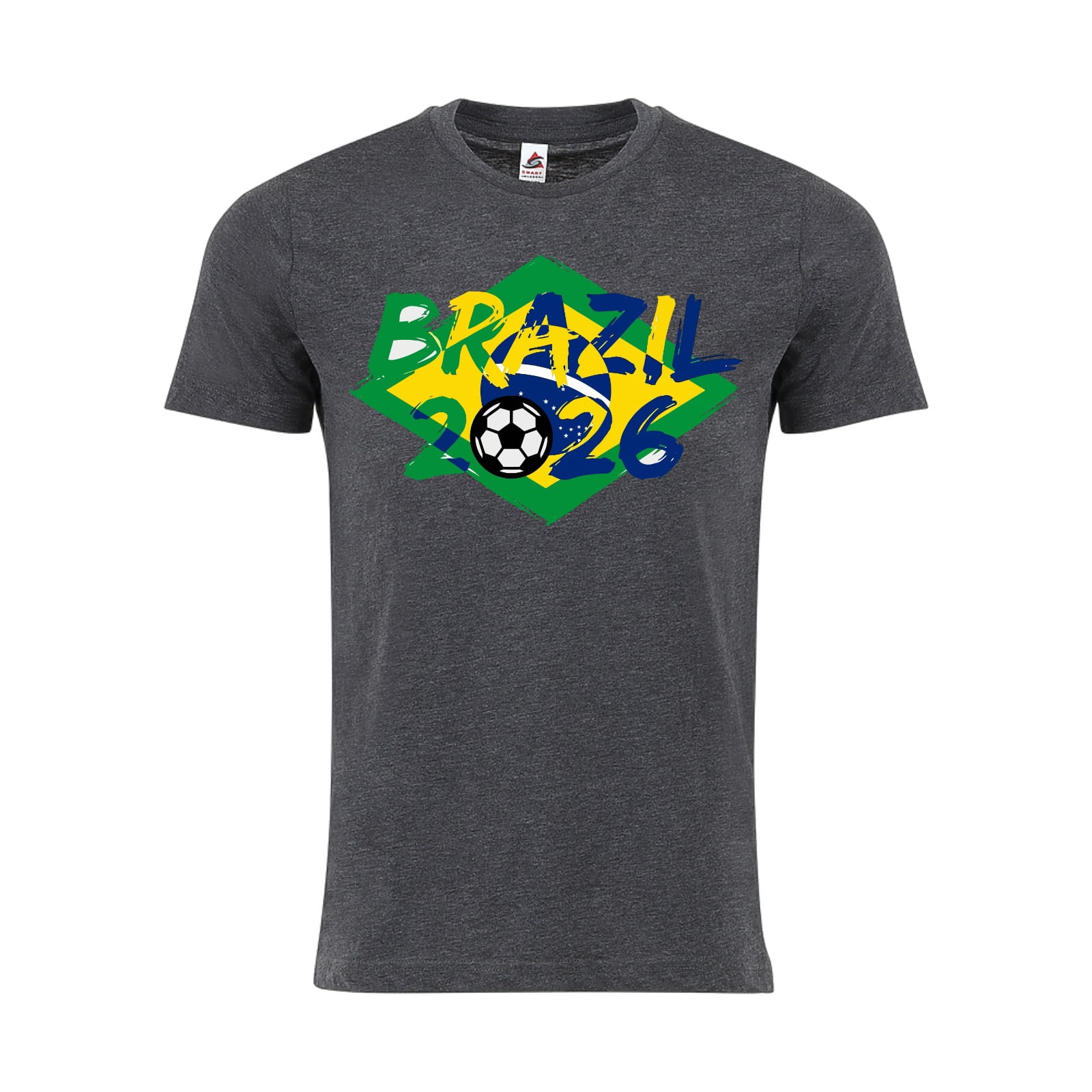 Brazil T-Shirt Brazil Flag Adult Unisex Soccer Fan Tee WC 2026 ...