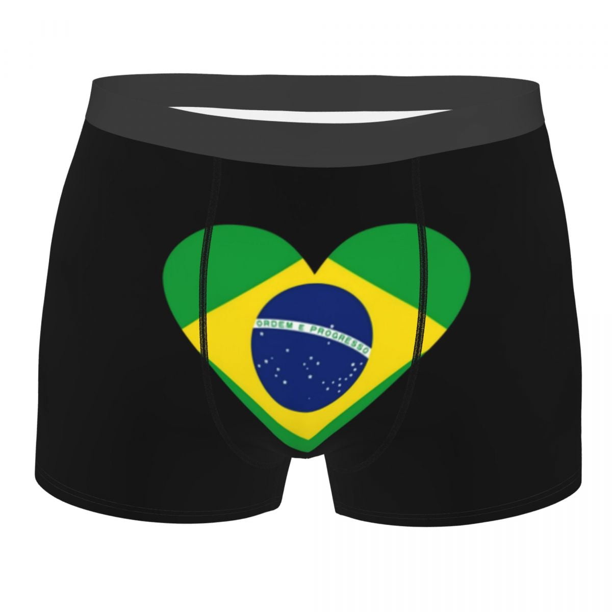 Brazil Flag Underwear Men Sexy Printed Customized Brazilian Proud Boxer ...