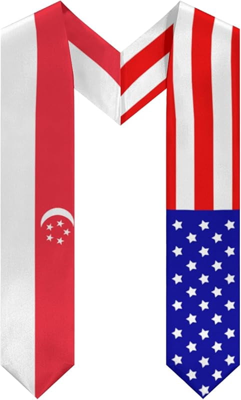 Brazil Flag and America Flag Graduation Stoles Shawl Sash Lightweight ...