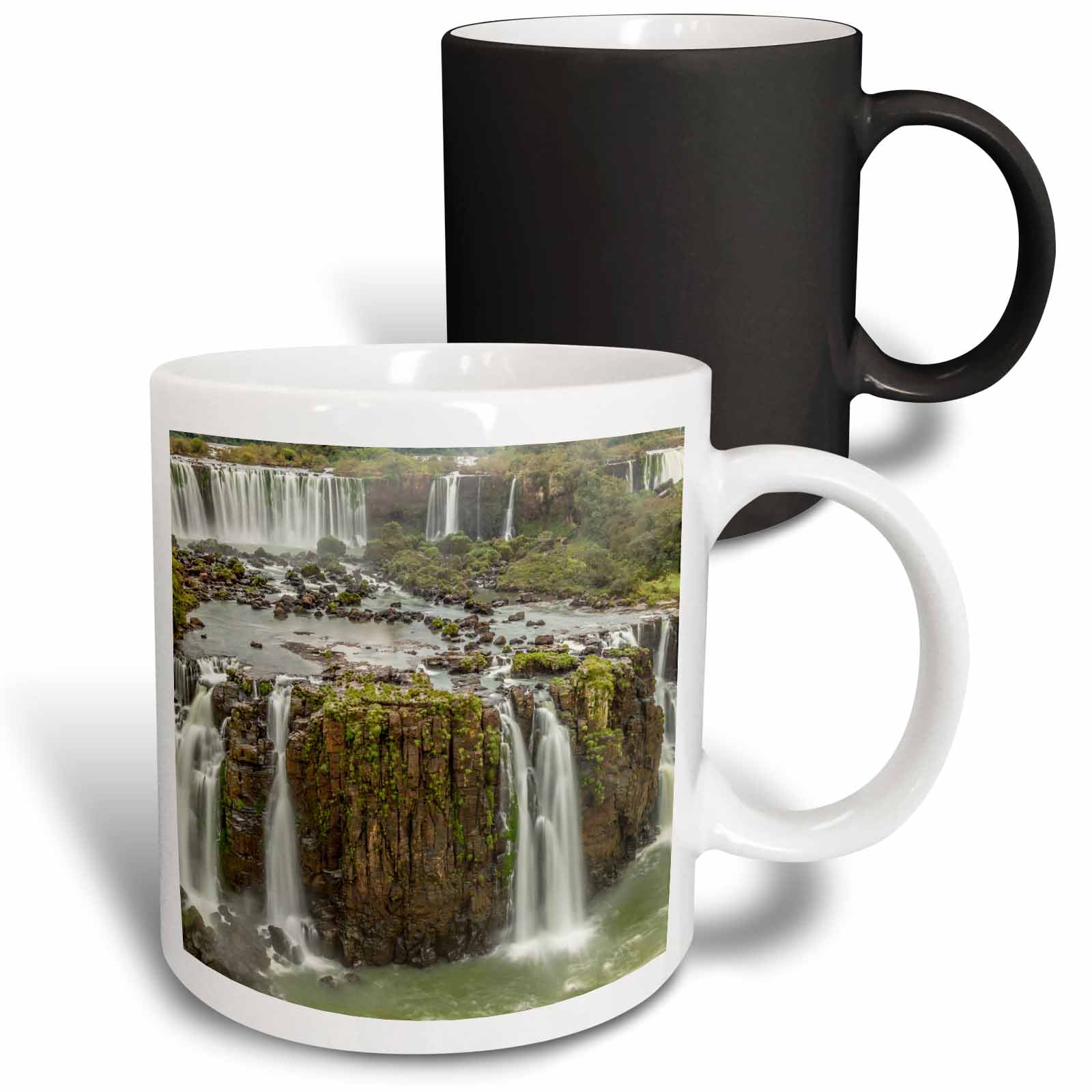 3drose, Brazil, Iguazu Falls. Landscape Scene of Waterfalls., 11oz ...