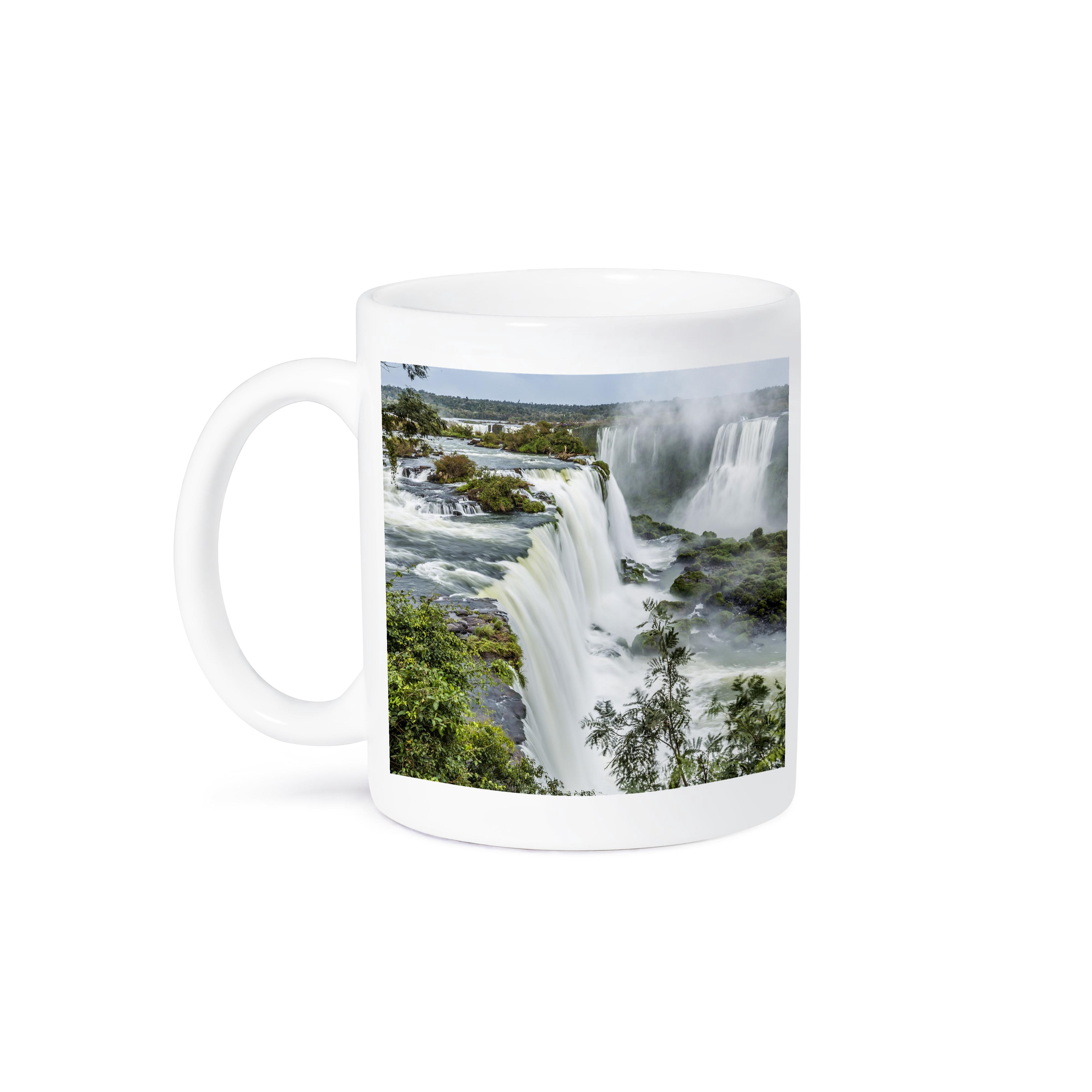 3dRose, Brazil, Iguazu Falls. Landscape of waterfalls., 15oz Mug ...