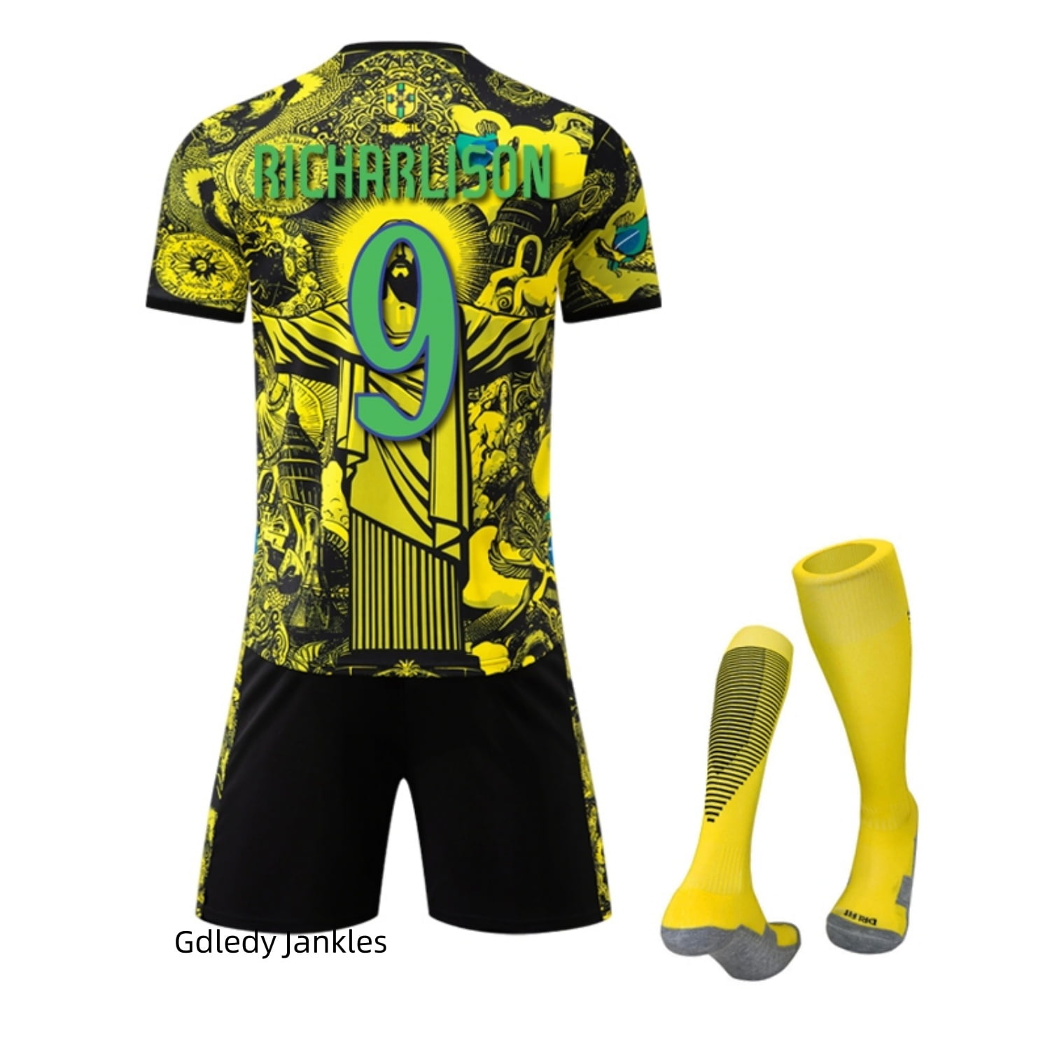 Brazil Jesus The Redeemer Special Edition Authentic #9 Richarlison ...