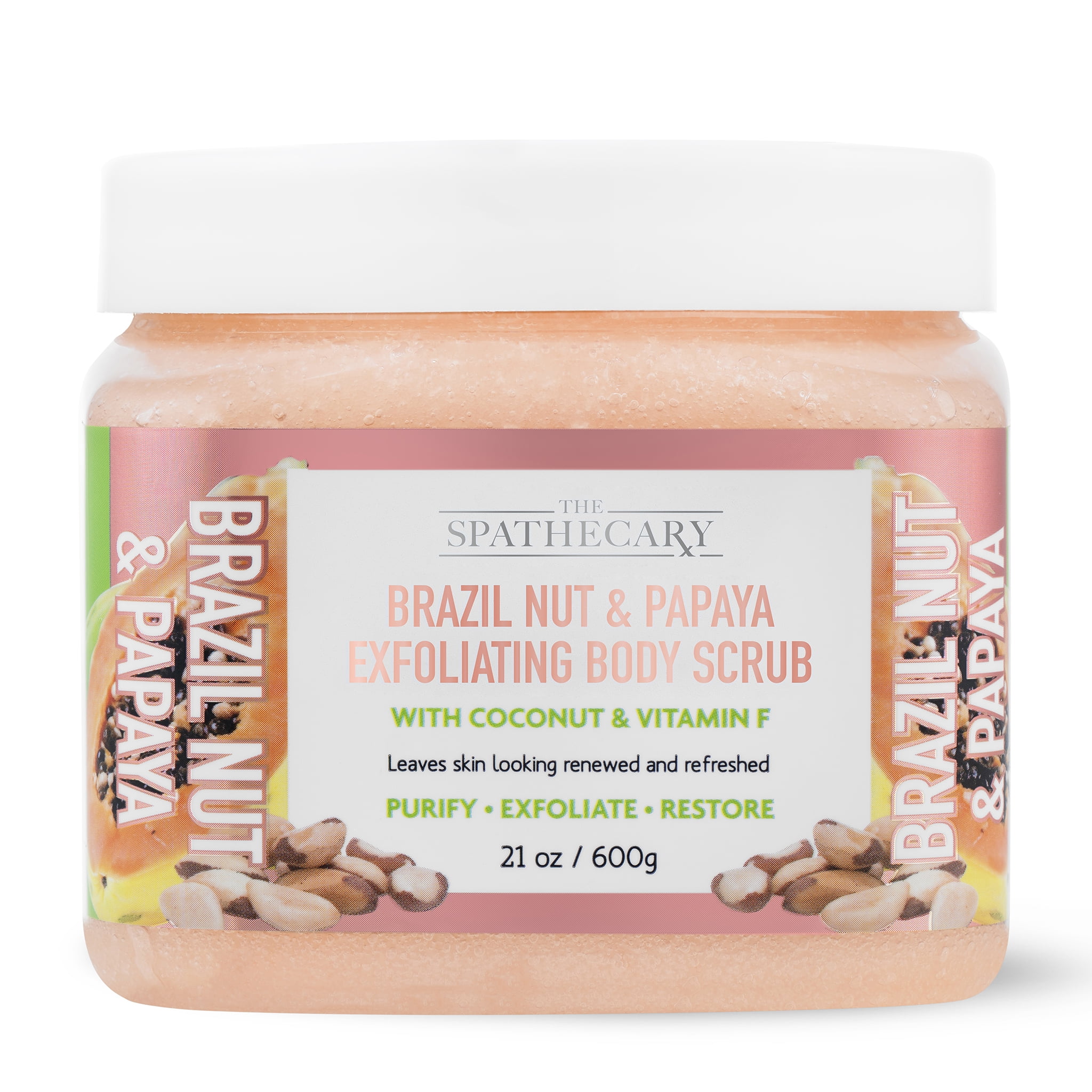 Brazil Nut & Papaya Exfoliating Body Scrub - 21 oz - Walmart.com