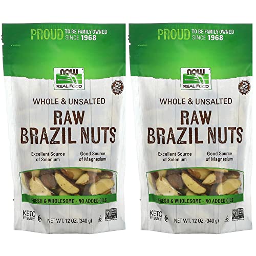 Brazil Nuts Shelled Organic Raw and Unsalted a NOW Real Food Excellent ...