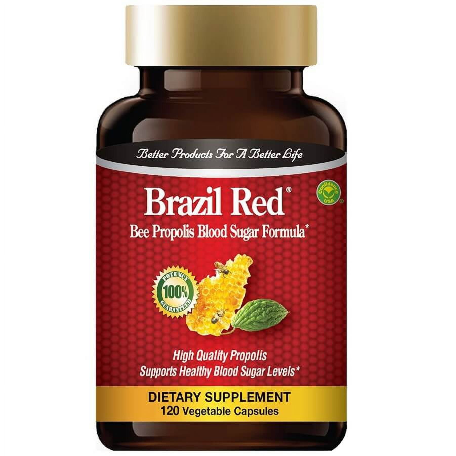 Brazil Red Bee Propolis with Bitter Melon (120 Veggie Capsules) - Walmart.com