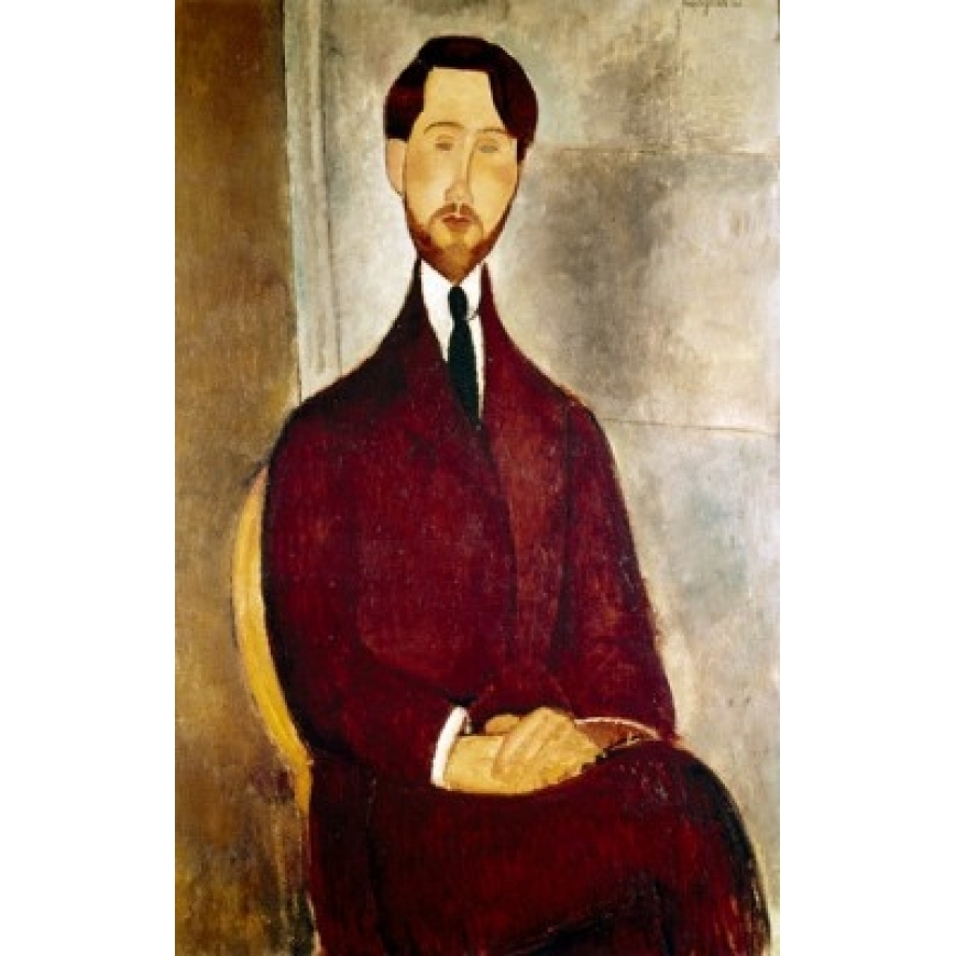 Brazil Sao Paulo Museu de Arte Leopold Zborowski by Amedeo Modigliani oil on canvas 1917 (1884 ...