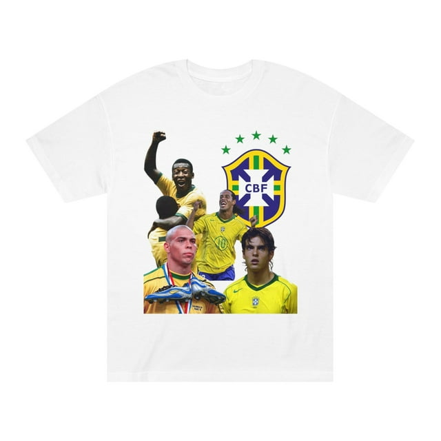 Brazil Soccer Legends T-Shirt Kaka, Ronaldinho, Ronaldo, Pele - Walmart.com Brazil Soccer Legends T-Shirt Kaka, Ronaldinho, Ronaldo, Pele - Walmart.com