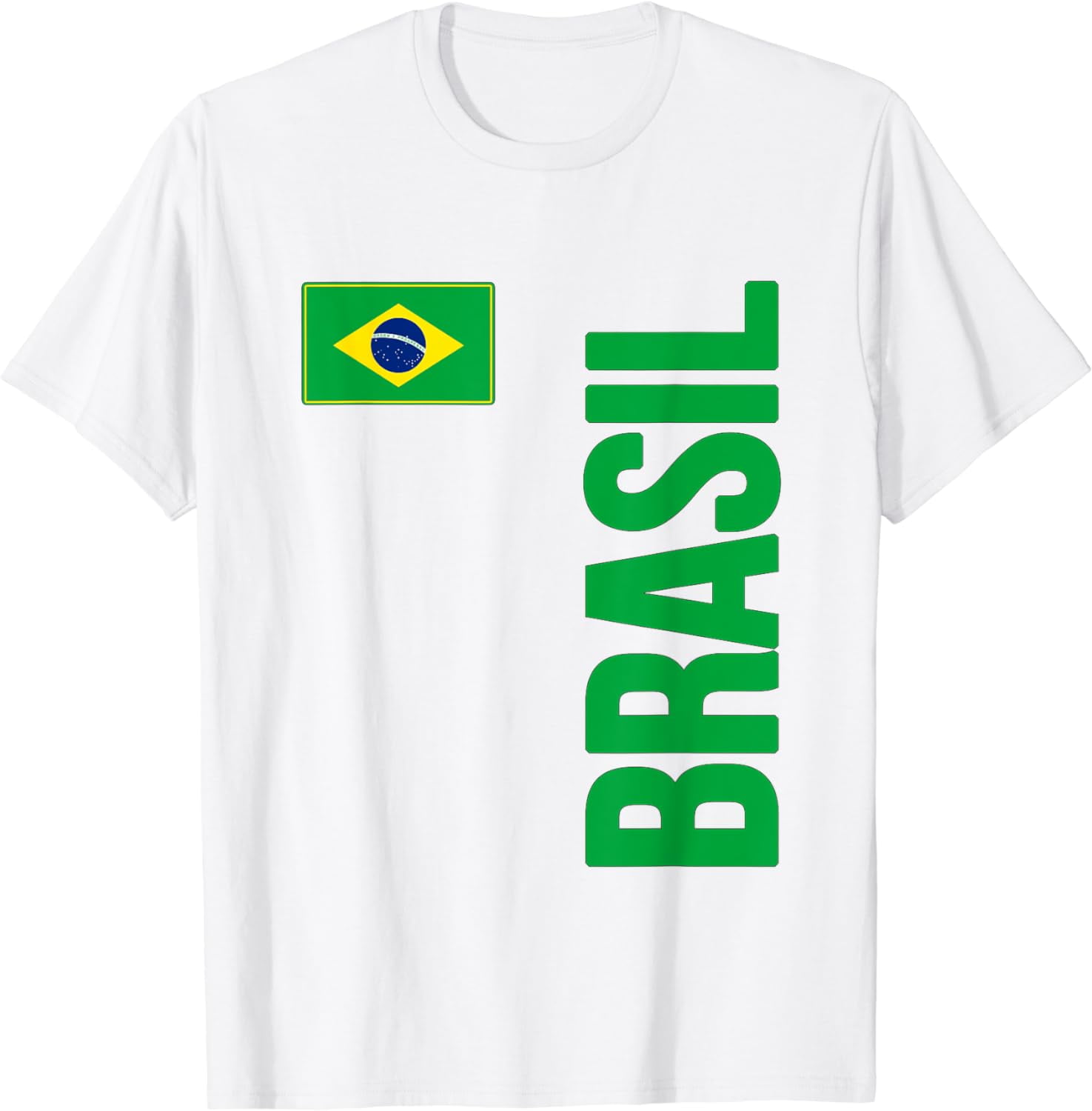 Brazil T-shirt Brazilian Flag Brasil Gift Souvenir Camiseta - Walmart.com