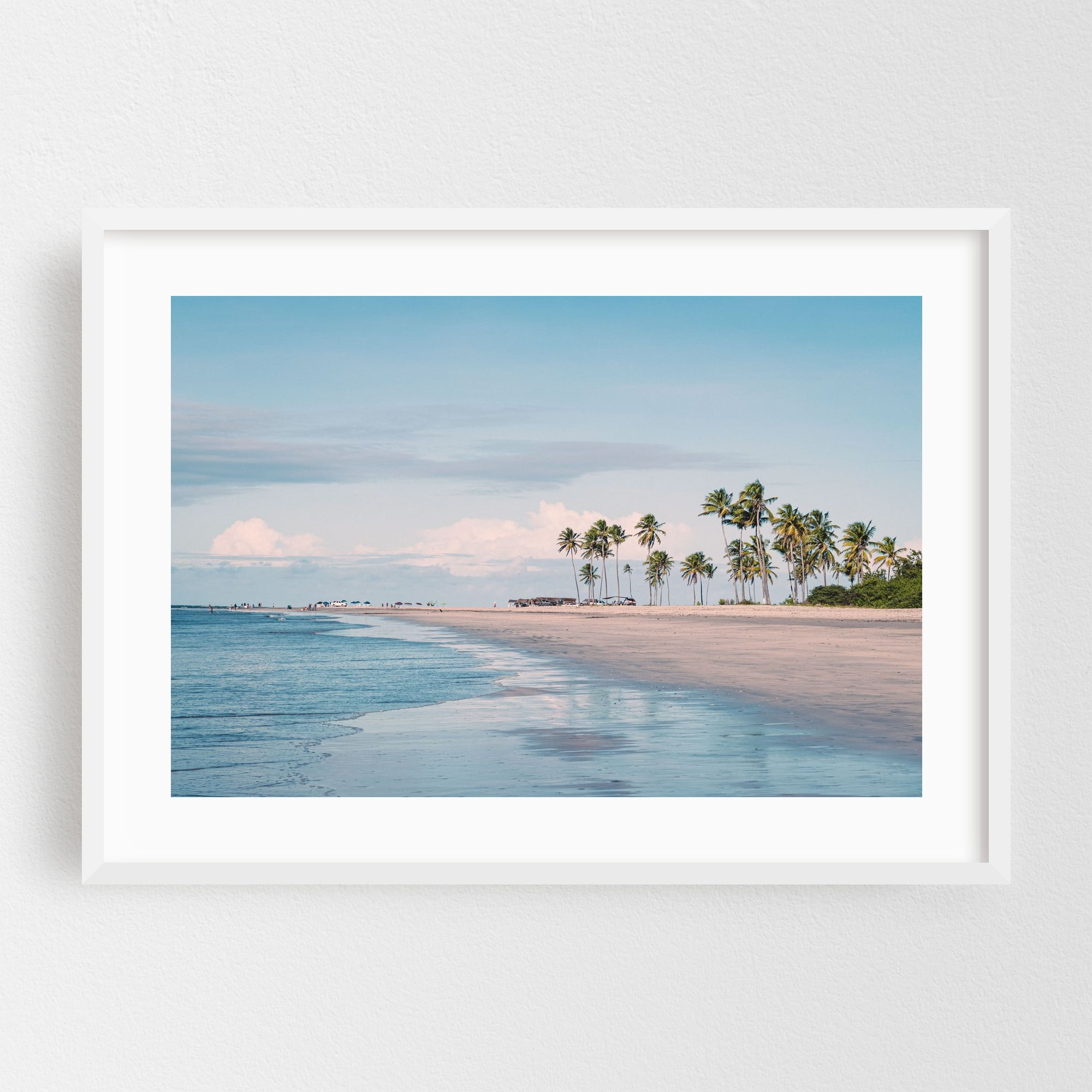 Brazilian Beach - Lucena Paraíba Brasil Photography White Framed Wall ...