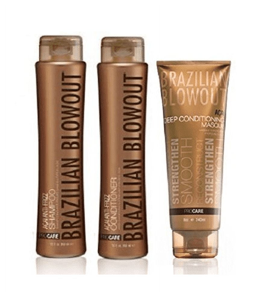 Brazilian Blowout Anti Frizz Shampoo & Conditioner Duo With Deep ...