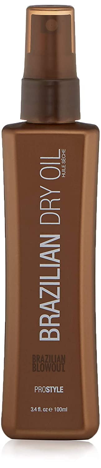 Brazilian Blowout Anti-Frizz Dry Oil 3.4 oz - Lightweight, Smooth, Fast ...