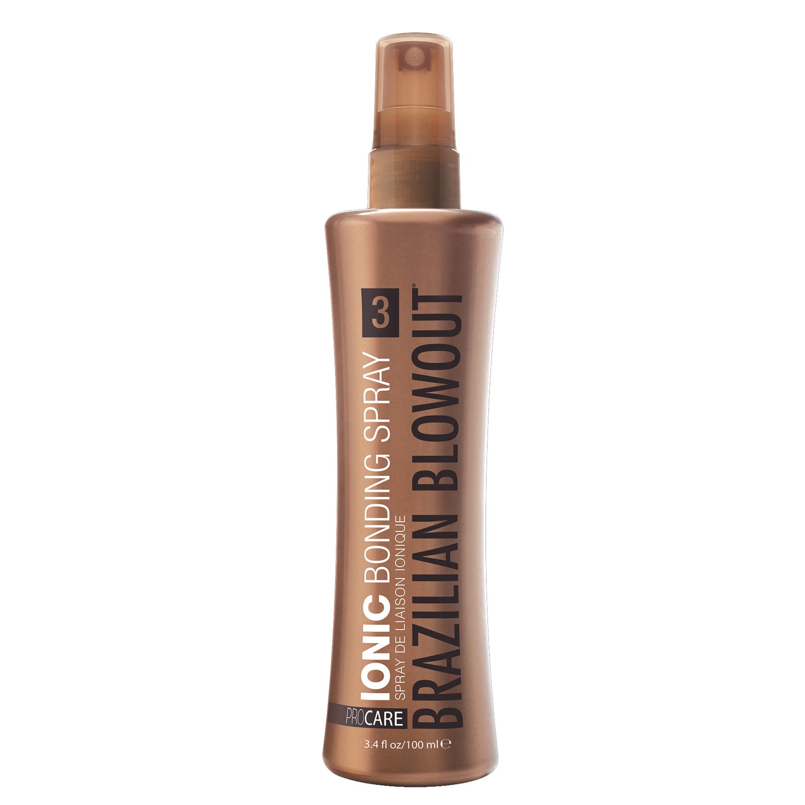 Brazilian Blowout Ionic Bonding Spray, 3.4 fl oz, Frizz Control, Heat ...