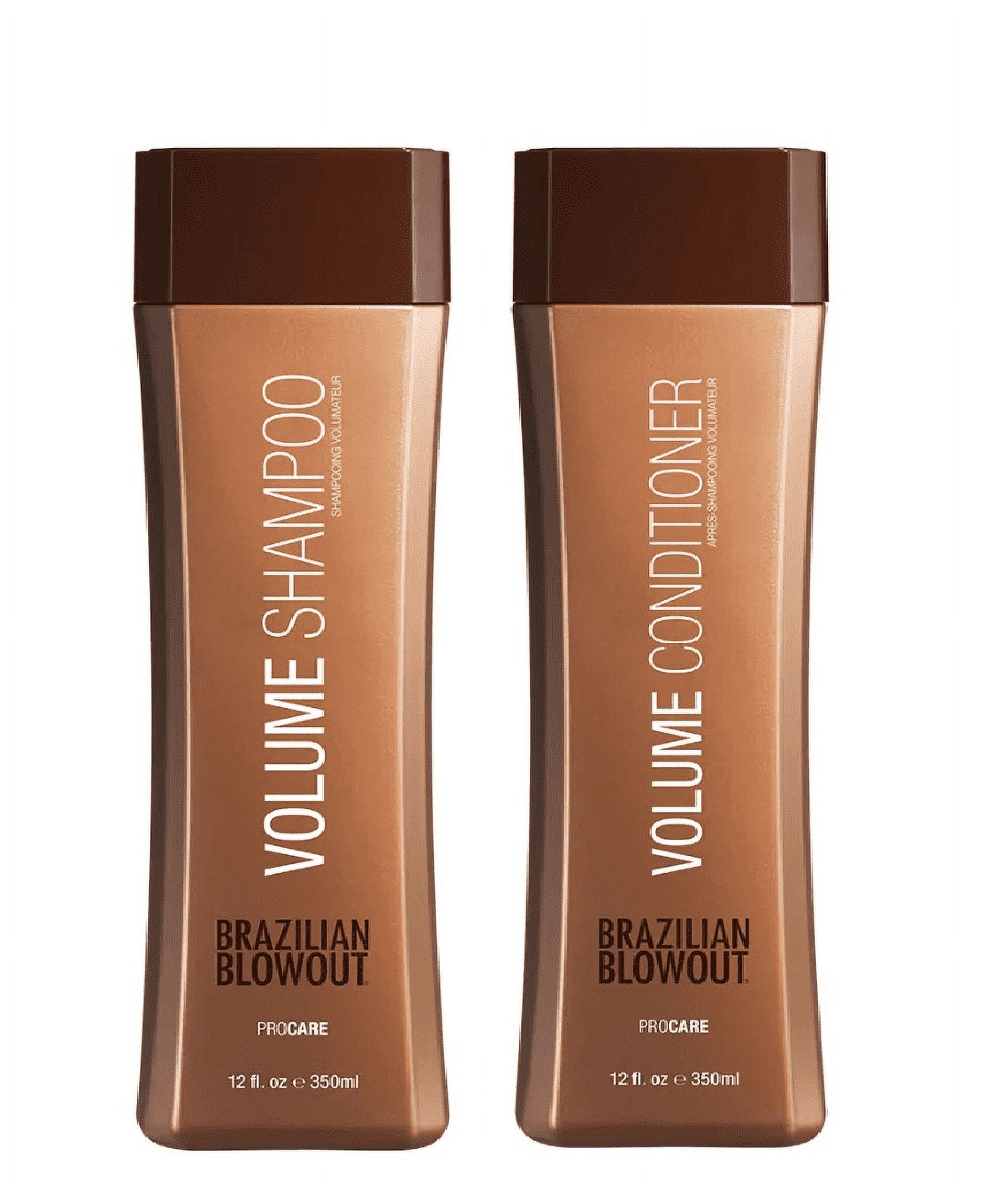 Brazilian Blowout Volume Anti-Frizz Shampoo and Conditioner, 12 oz ...