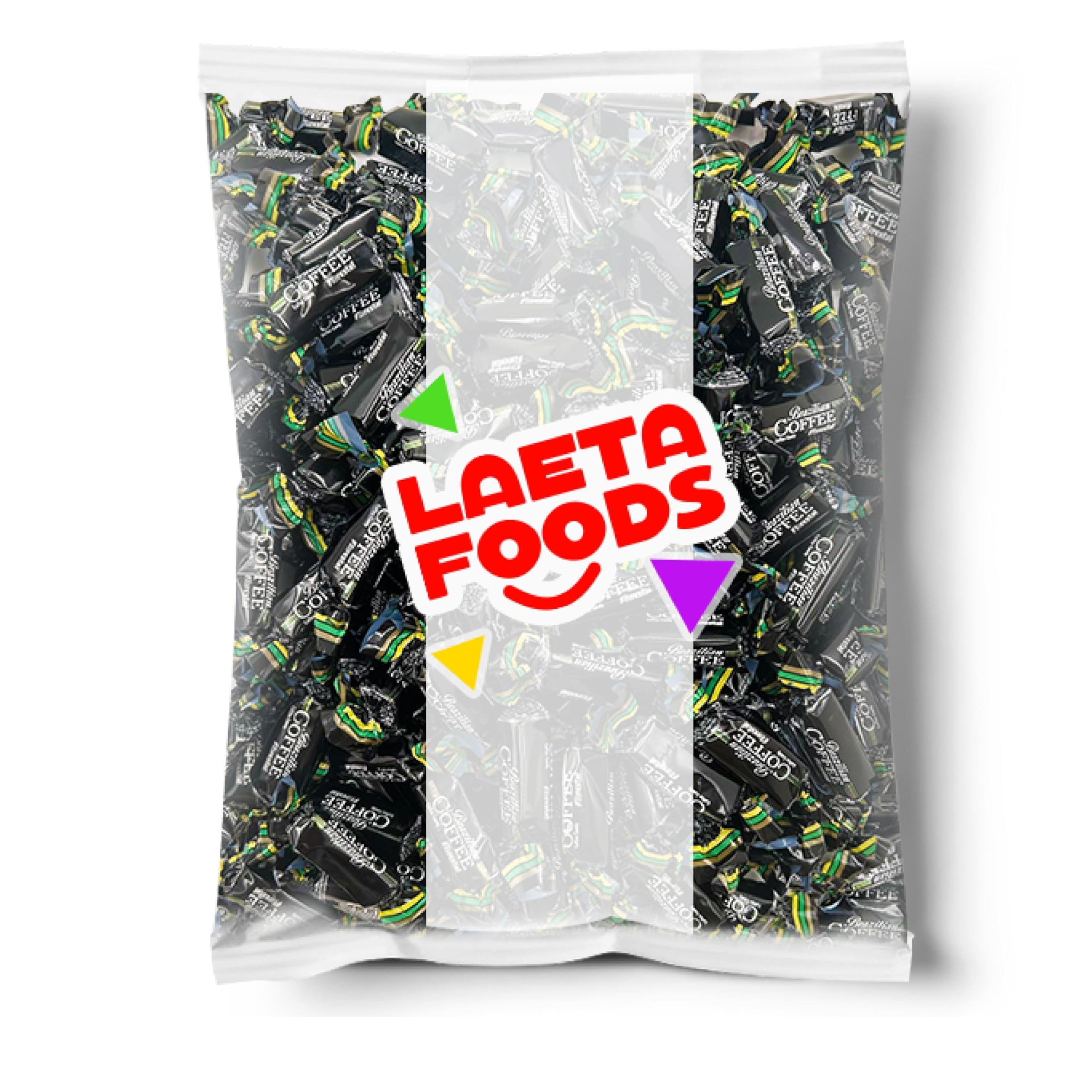 Brazilian Coffee Flavored Taffy MFF30 Candy (1 Pound Bag - Approx. 90 ...