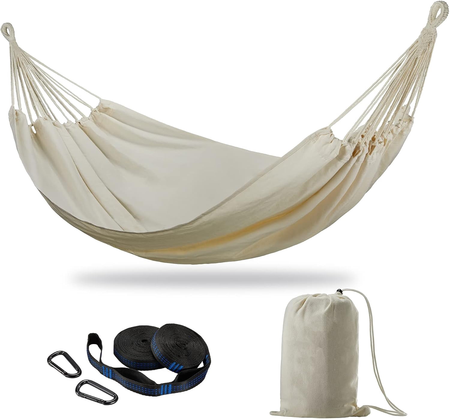 Brazilian Double Hammock with Tree Straps,Extra Large 94x63IN,2 Persons ...