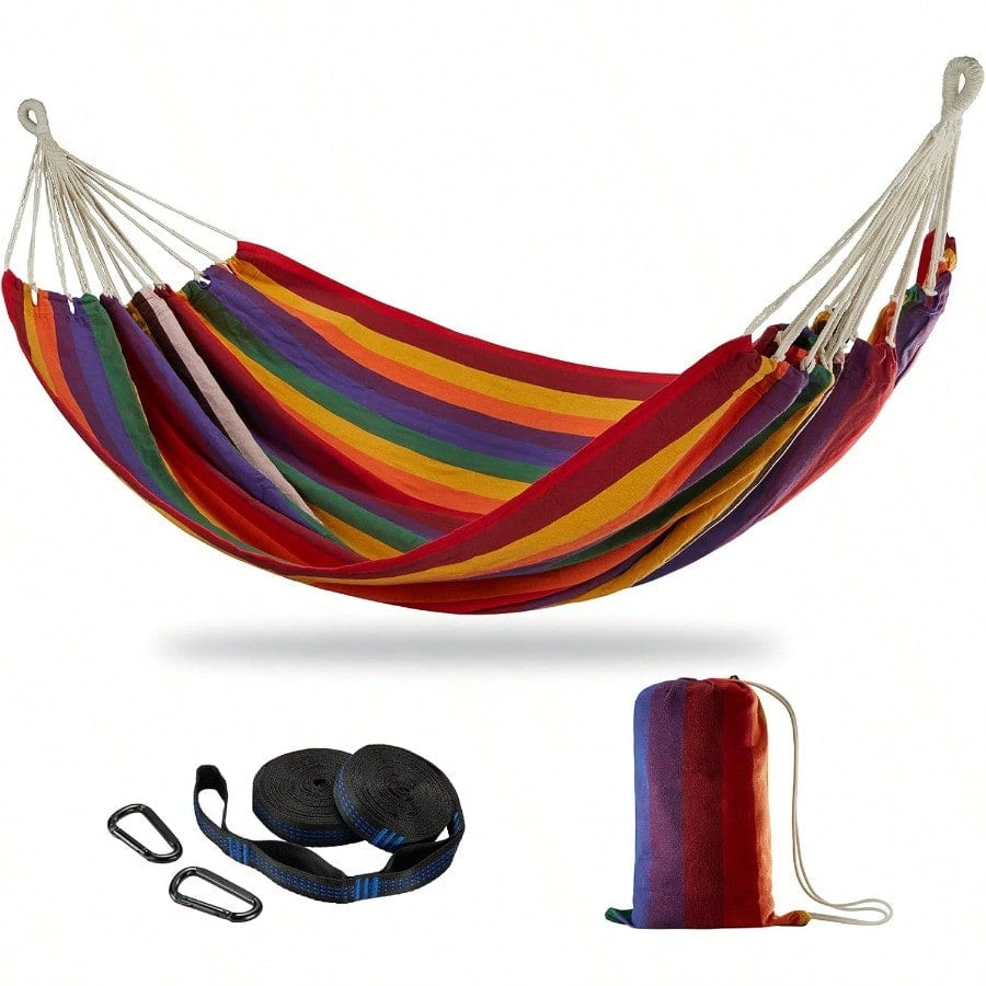 Brazilian Double Hammock with Tree StrapsExtra Large 240x160cm 2 ...