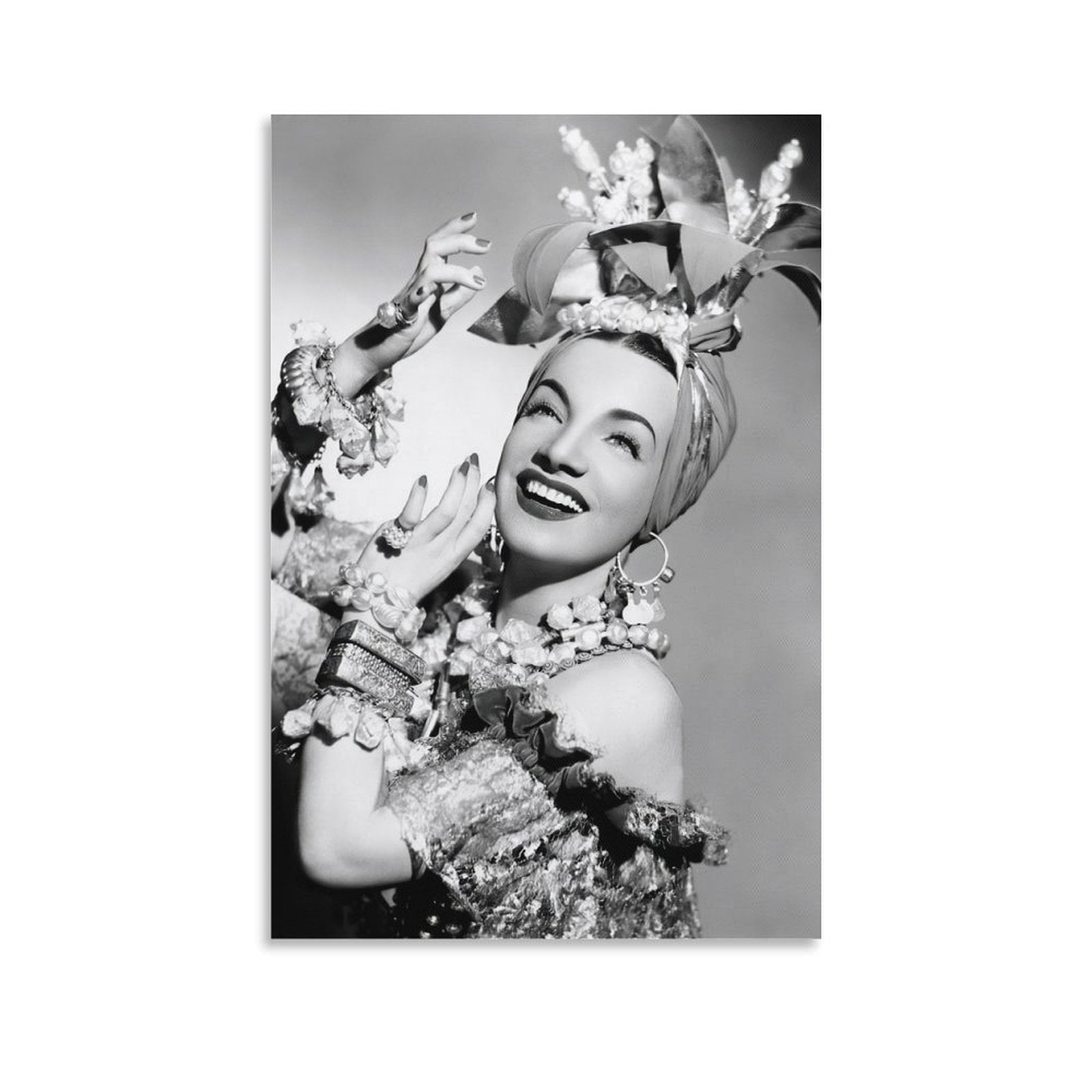 Brazilian Film Actresses Carmen Miranda Poster Poster Cool Artworks ...