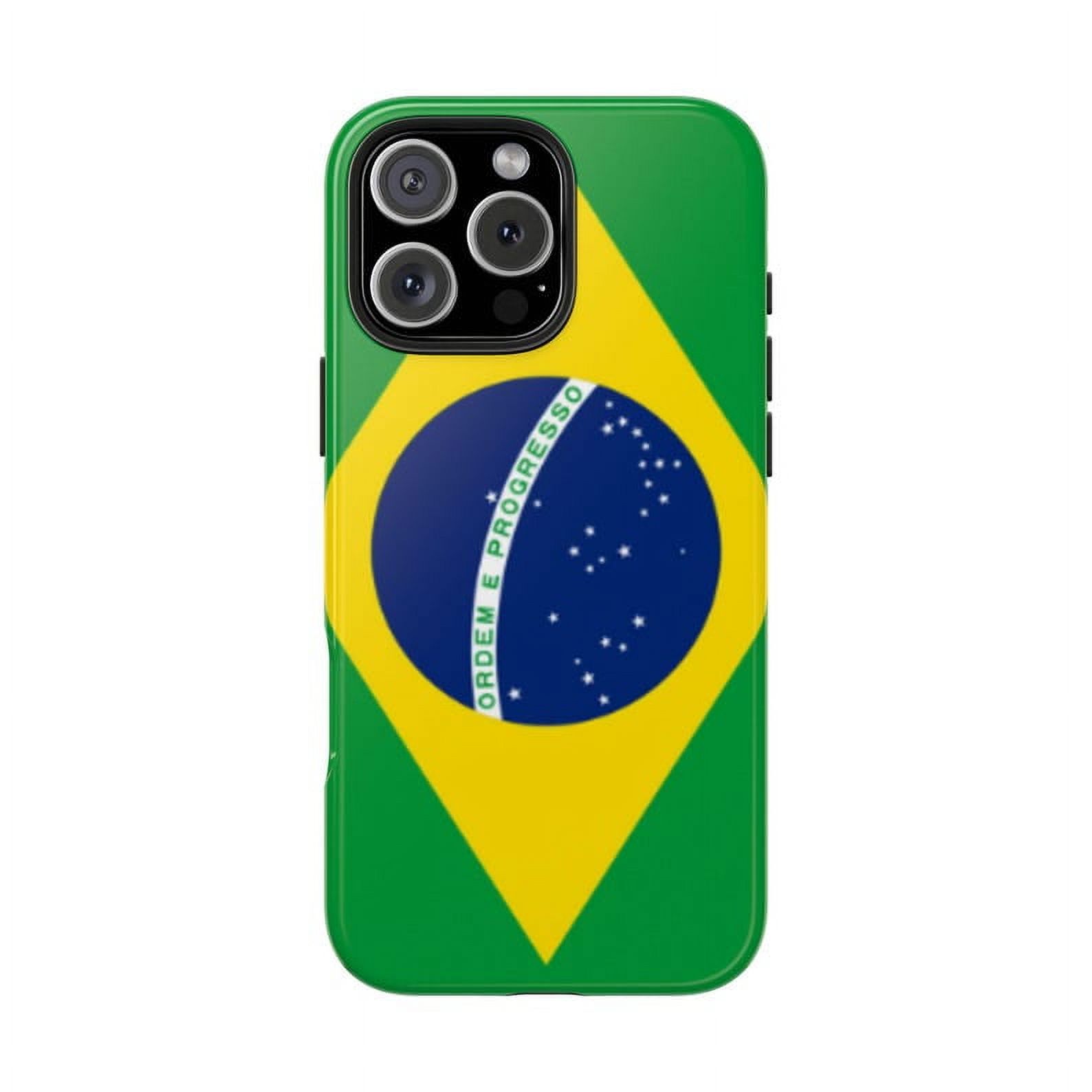 Brazilian Flag Case iPhone 11 12 13 14 15 16 Pro Max Travel Gift Style ...
