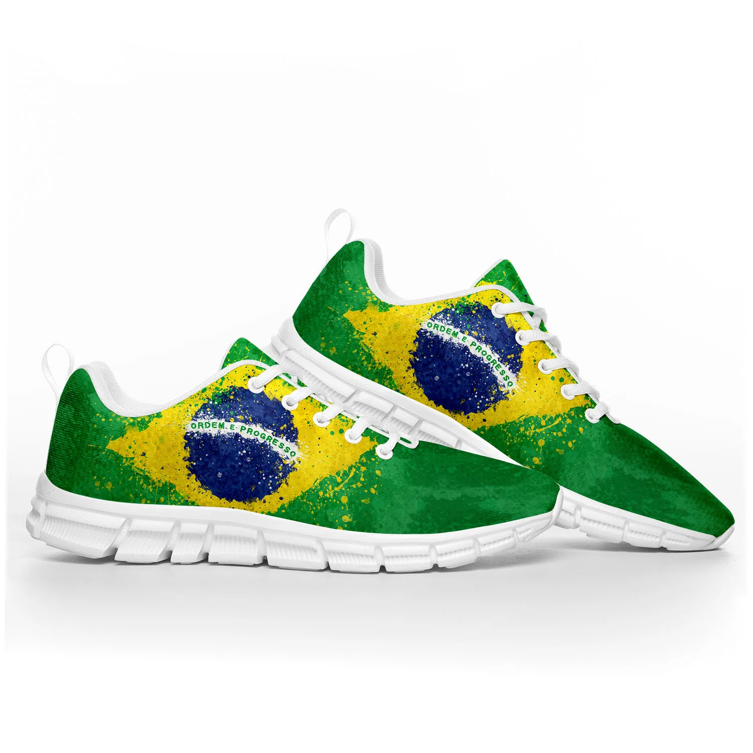 Brazilian Flag Sports Shoes Mens Womens Teenager Kids Children Sneakers ...