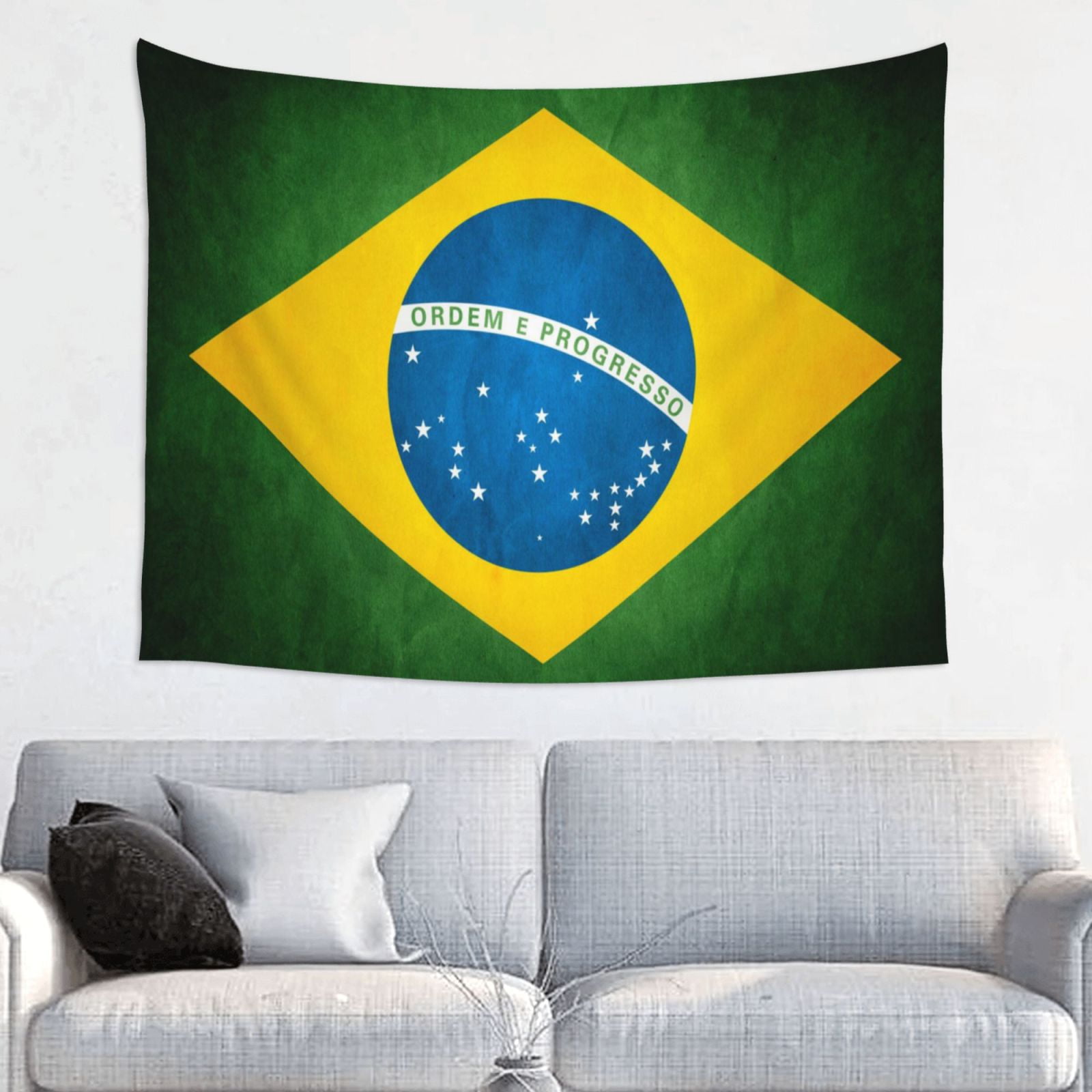 Brazilian Flagtapestry Aesthetic Tapestry Wall Hanging For Room Bedroom ...