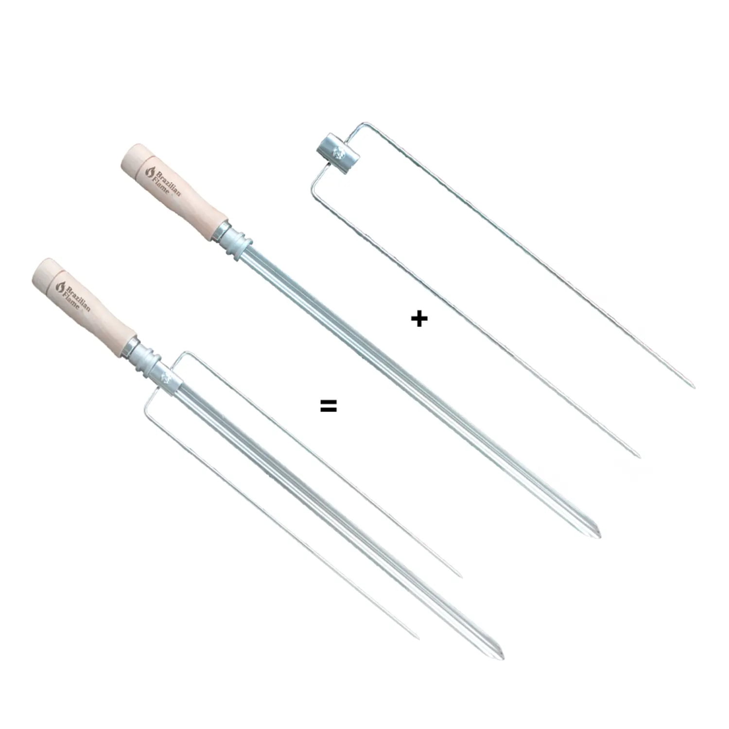 Brazilian Flame Fork for Single Skewer - Walmart.com