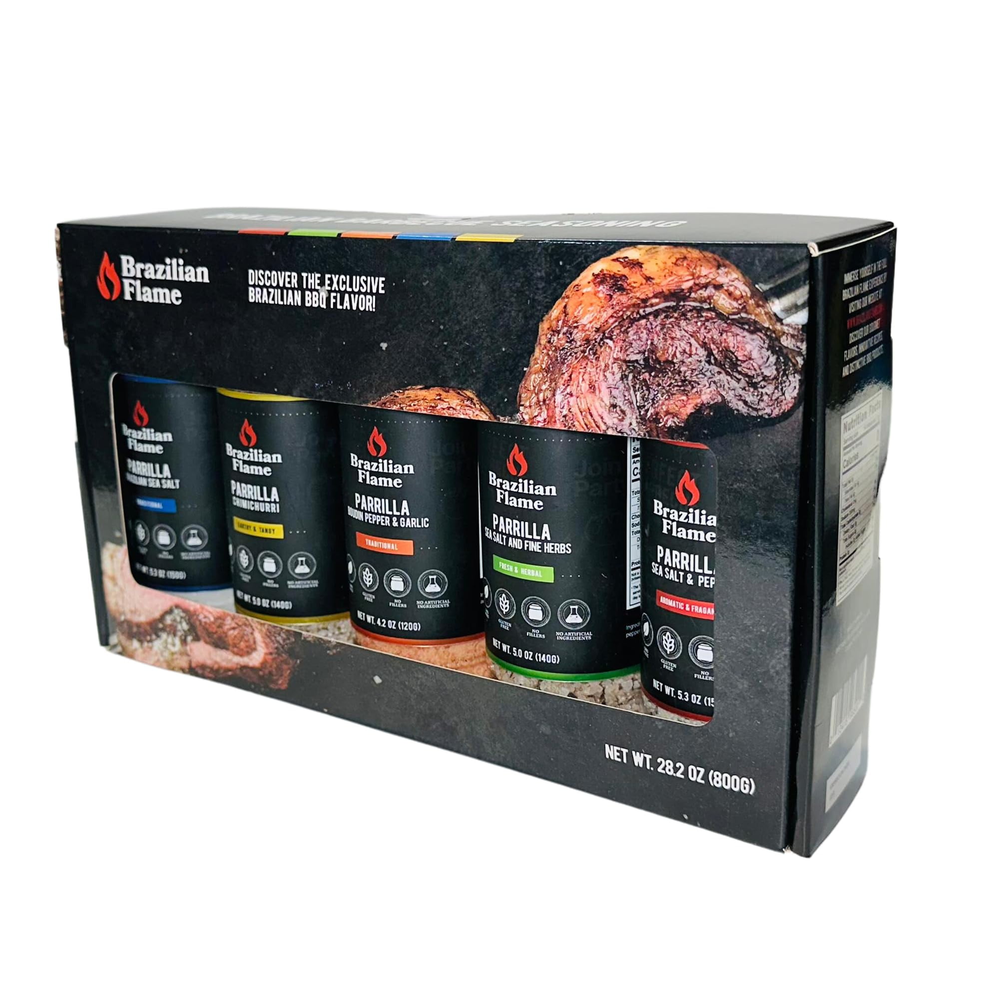 Brazilian Flame Parrilla Seasoning SAF21 - Brazilian Flame Set - Sea ...