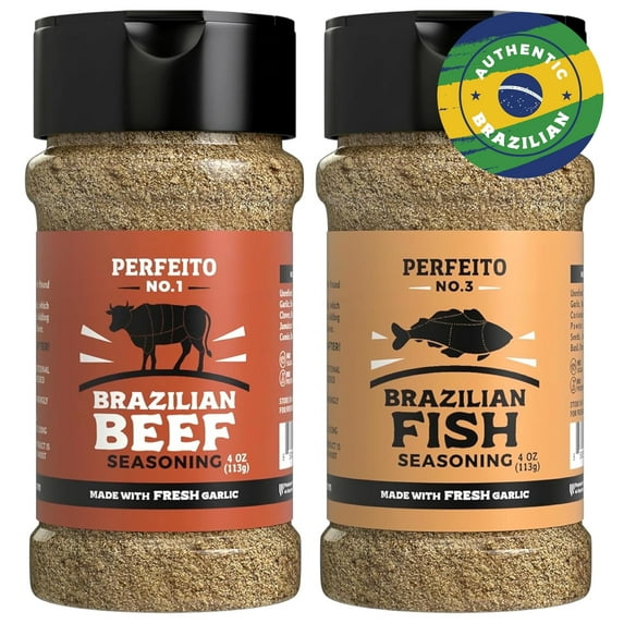 Authentic Brazilian Seasoning Blends for Beef & Fish, Gluten-Free ...
