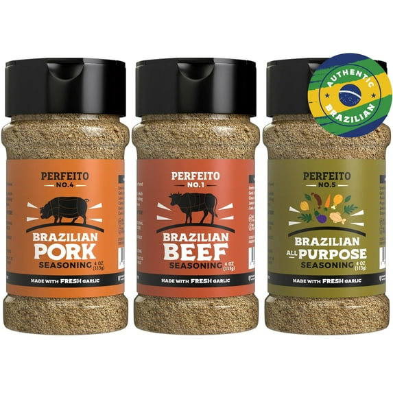 Authentic Brazilian Seasoning Blends for Beef, Pork & All-Purpose ...