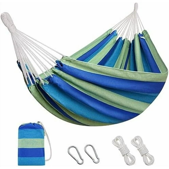 Brazilian Hammock with Tree Straps - Cotton Hammocks Portable Hammock ...