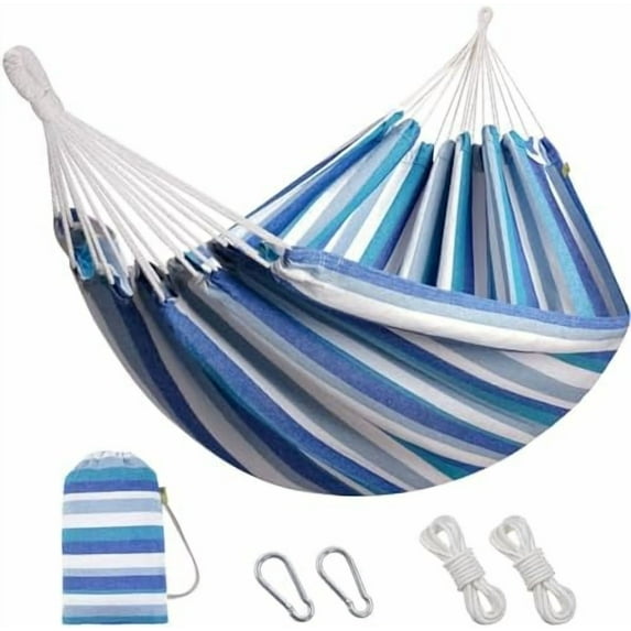 Brazilian Hammock with Tree Straps - Cotton Hammocks Portable Hammock ...