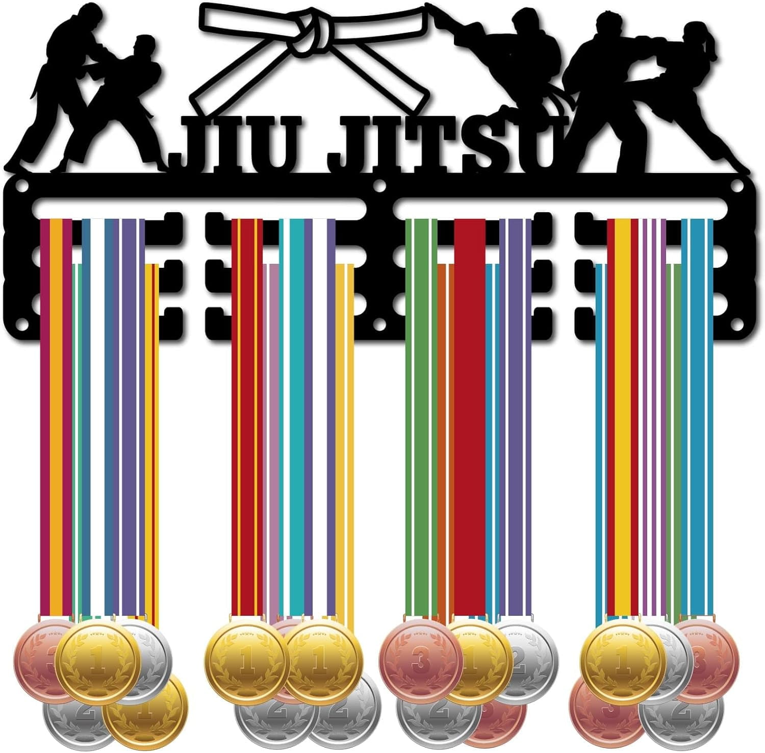 Brazilian Jiu Jitsu Medal Hanger Display BJJ Belt Medal Holder Sports ...