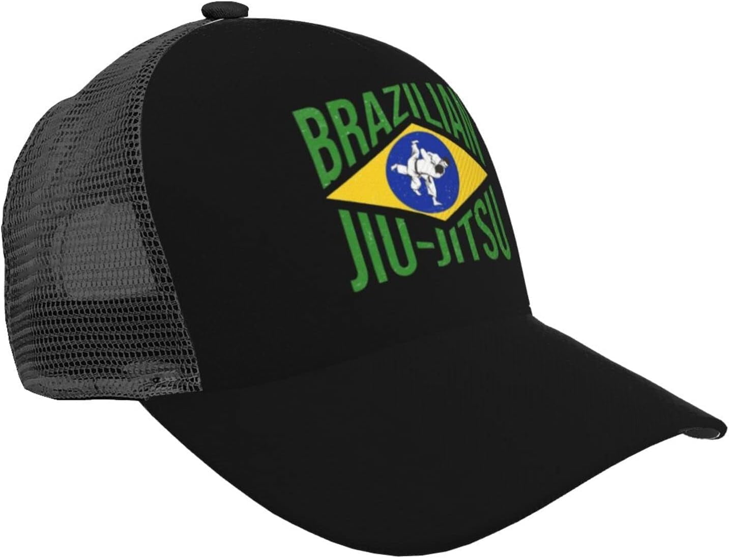 Brazilian Jiu Jitsu Mesh Hat Outdoor Leisure Adjustable Curved Brim ...